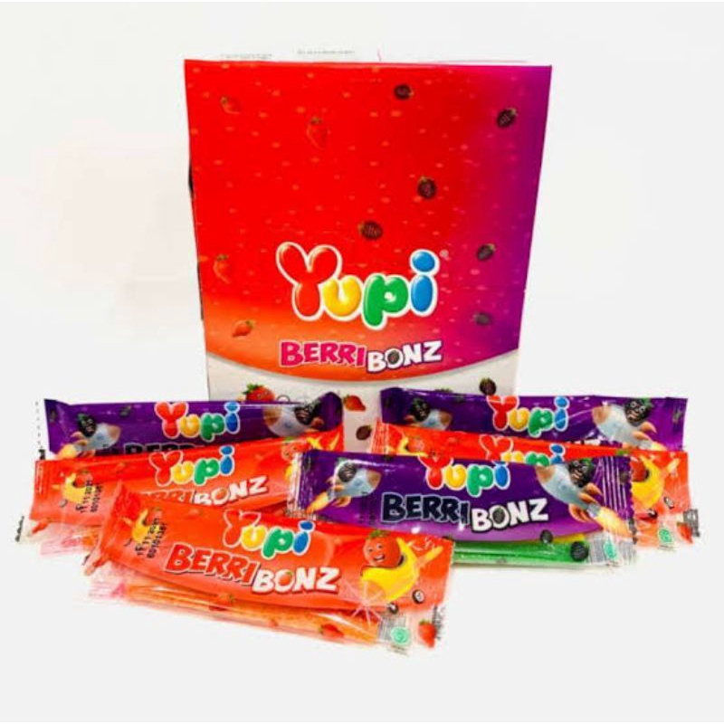 Jual Permen Yupi Box isi 24 pcs Permen Yupi Gummy Bear Permen Anak Anak ...