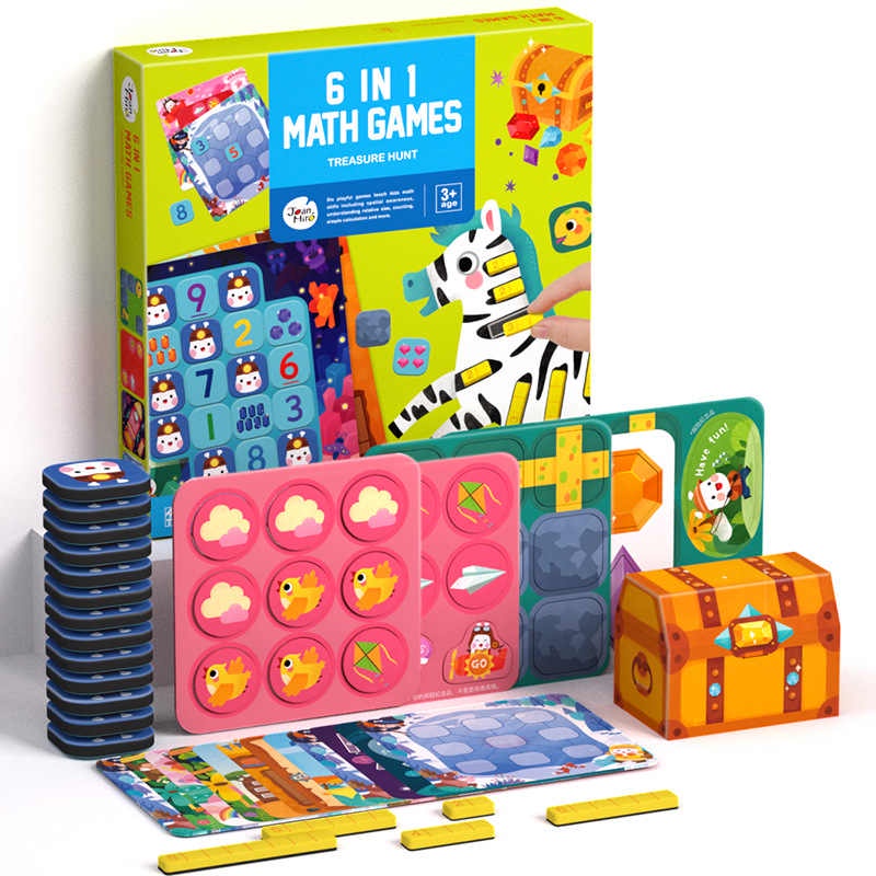 Jual Joan Miro 6 in 1 Math Games mainan berhitung matematika | Shopee ...