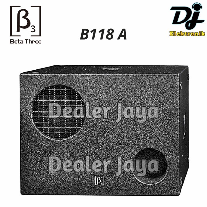 Jual Speaker Subwoofer Beta Three / B3 B118A / B 118A / B118 A - 18 inch | Shopee Indonesia