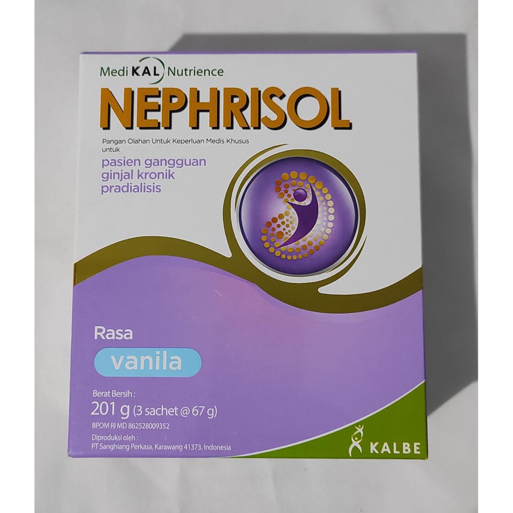 Jual NEPHRISOL RASA VANILA 201 GR | Shopee Indonesia