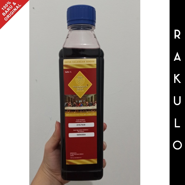 Jual Anggur Perjamuan Kemasan Botol 1 Liter 1000 ML Sacramental Kemasan ...