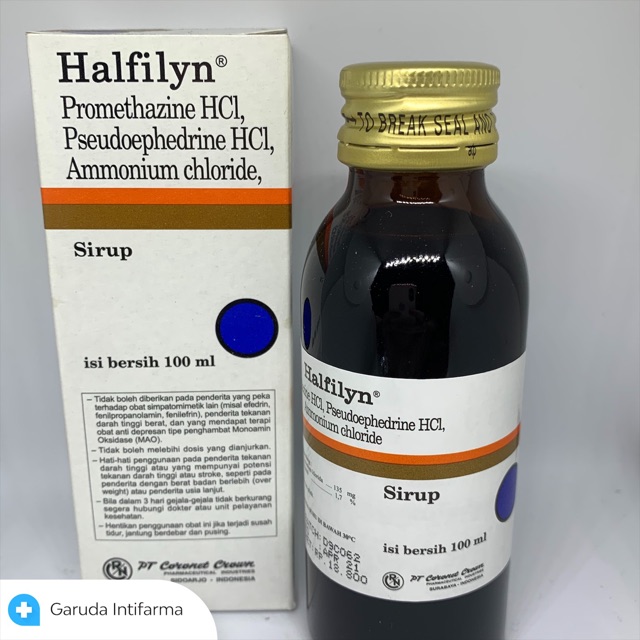 Jual Halfylin syrup / sirup 100 ml | Shopee Indonesia