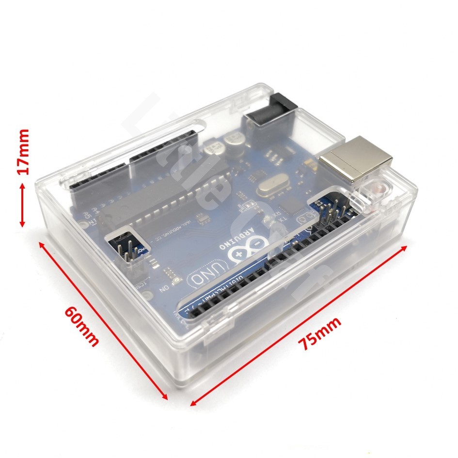 Jual Casing Bening Plastic Arduino Uno R3 CLear V3 Box Kotak Case ...