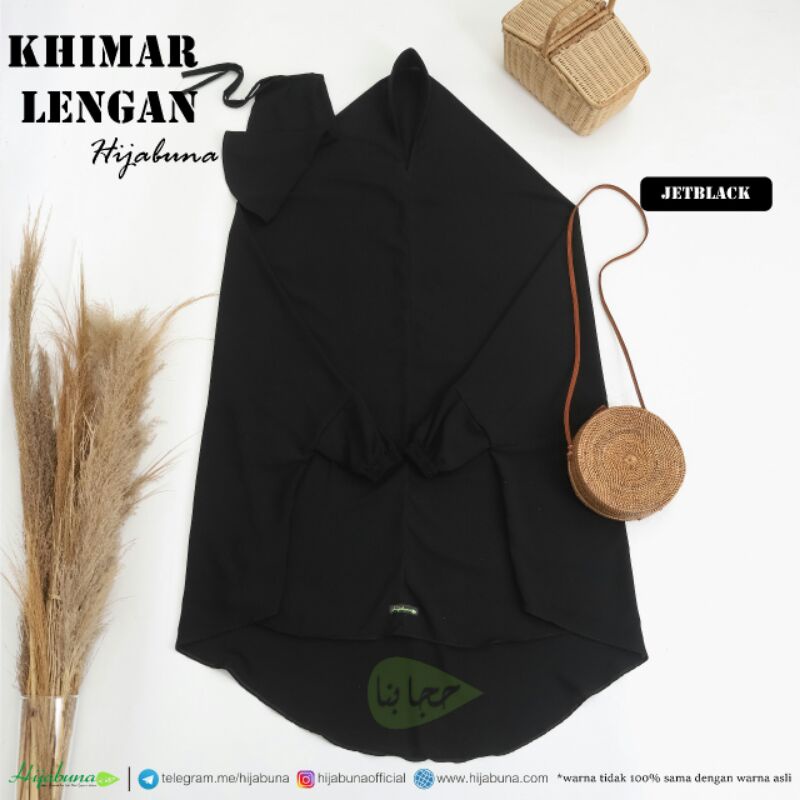 Jual jilbab lengan by Hijabuna (model nonpad free cadar bandana poni ...