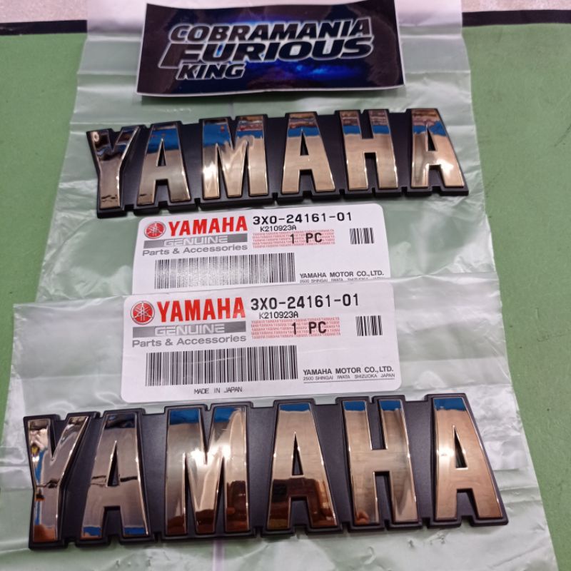 Jual Emblem tangki rx king TUA COBRA MASTER 3X0-24161-01 original YGP ...
