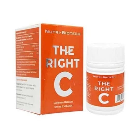 Jual NUTRI BIOTECH THE RIGHT C 300 MG BTL 30 TAB | Shopee Indonesia