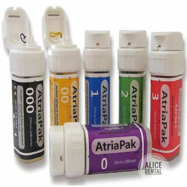 Jual Atriapak dental gingival gingiva retraction cord 00 000 benang ...