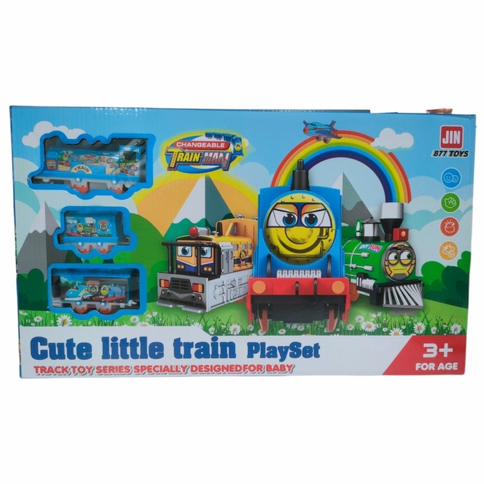 Jual Mainan Kereta Api Rel Cute Little Train Playset | Shopee Indonesia