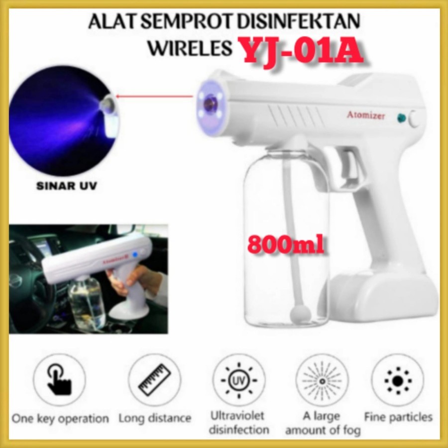 Jual Healthy Lifestyle ATOMIZER Nano Spray GUN DISINFEKTAN 4 Laser ...