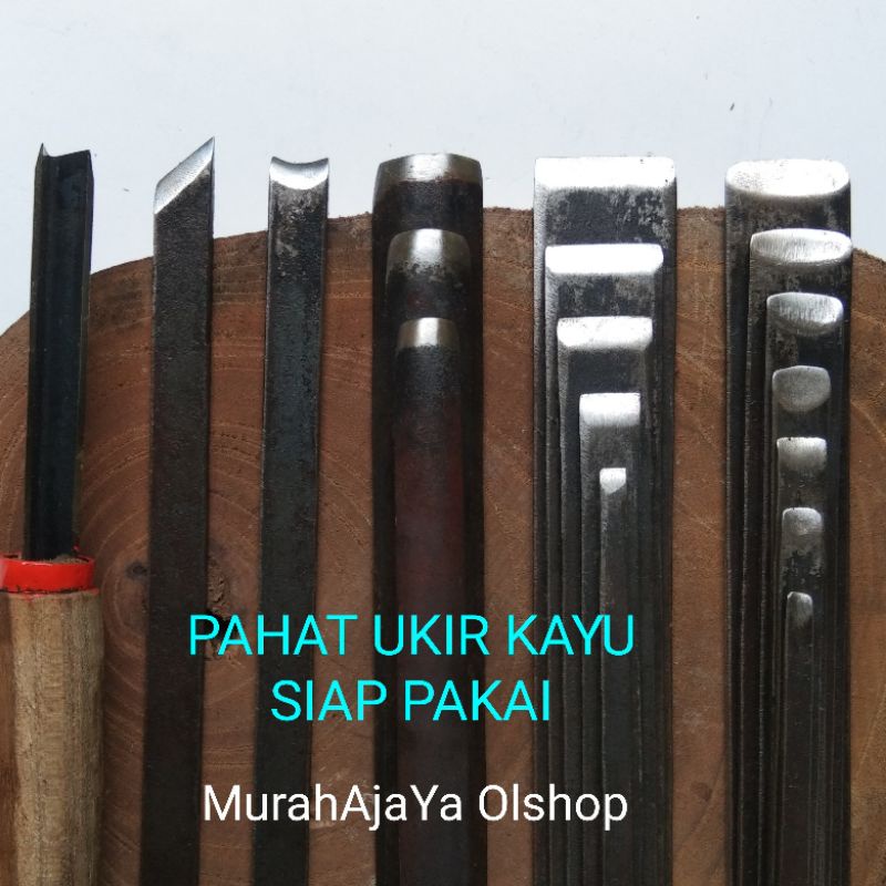 Jual PROMO PAHAT UKIR KAYU JEPARA / TATAH UKIR KAYU DAN BONSAI FULL SET ...