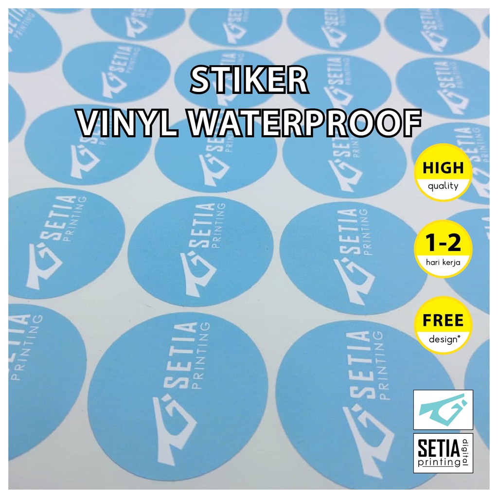 Jual SDP CETAK STIKER LABEL KEMASAN PRODUK WATERPROOF HIGH QUALITY ...