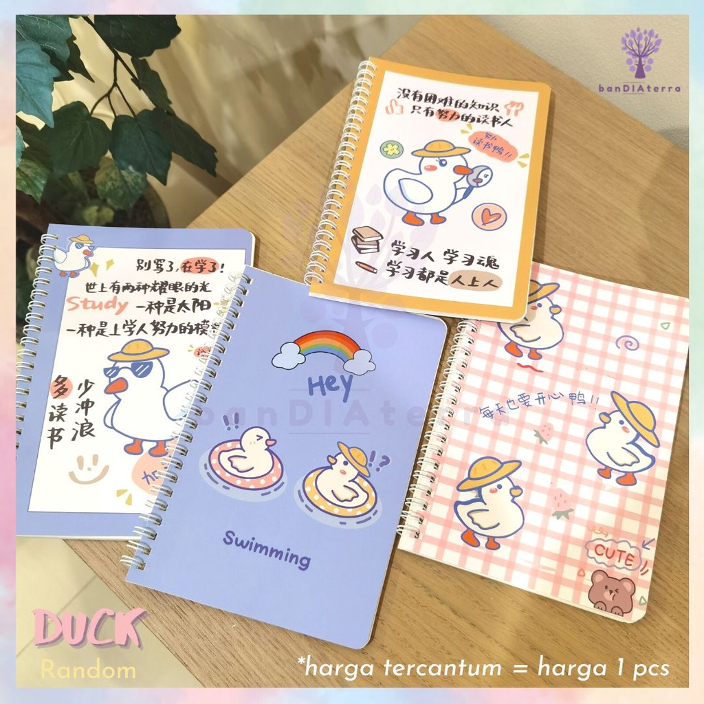 Jual Bandiaterra Buku Tulis Sekolah 60 lembar/Buku Tulis Spiral A5/Ring ...