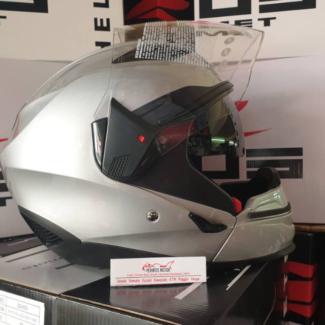 Jual ZEUS ZS 611C SOLID SILVER | Shopee Indonesia