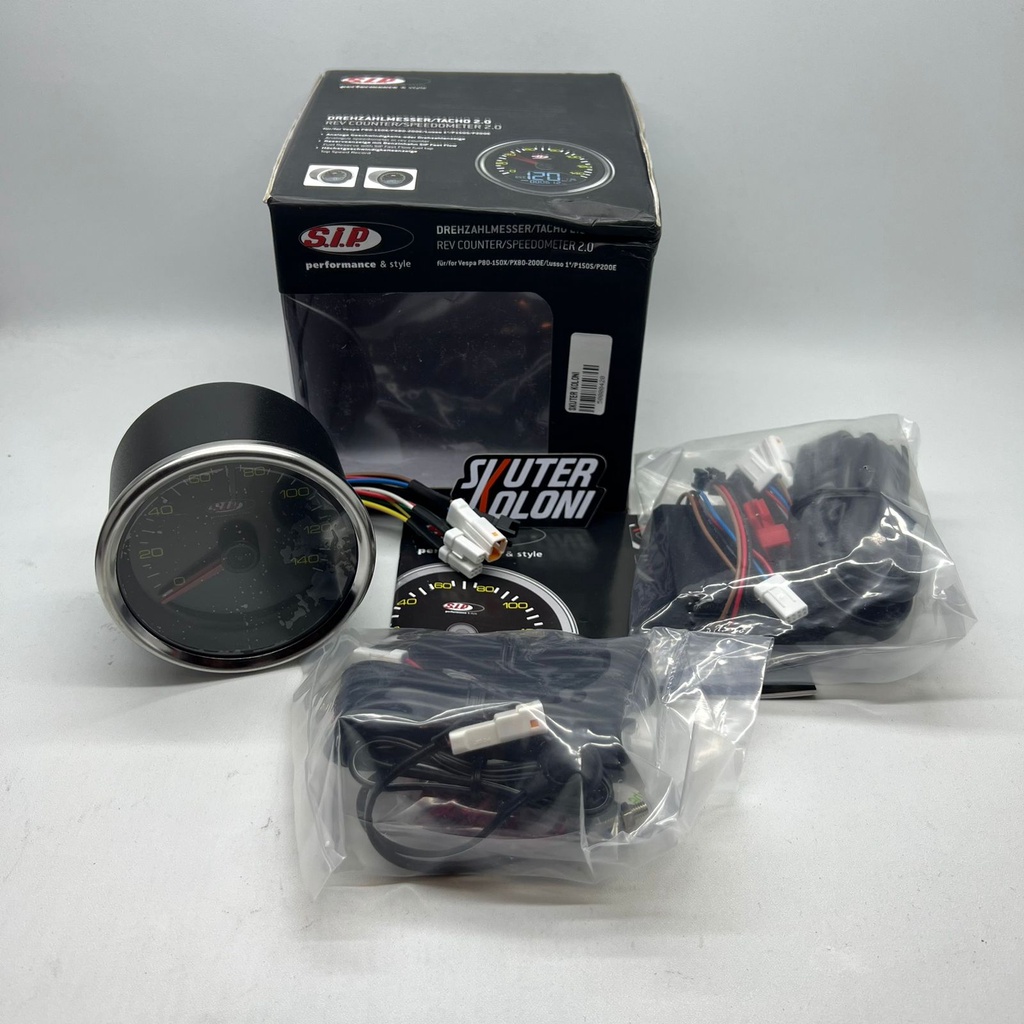 Jual SIP speedo speedometer digital vespa px series spido spidometer ...