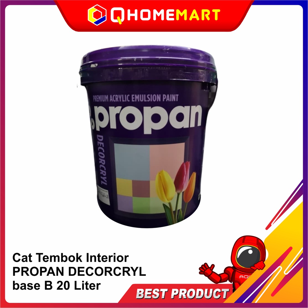 Jual Cat Tembok Interior PROPAN DECORCRYL base B 20 Liter | Shopee ...