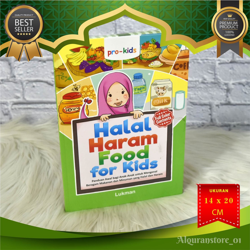 Jual Buku Anak - Halal Haram Food for Kids (Panduan Anak Mengenal halal ...