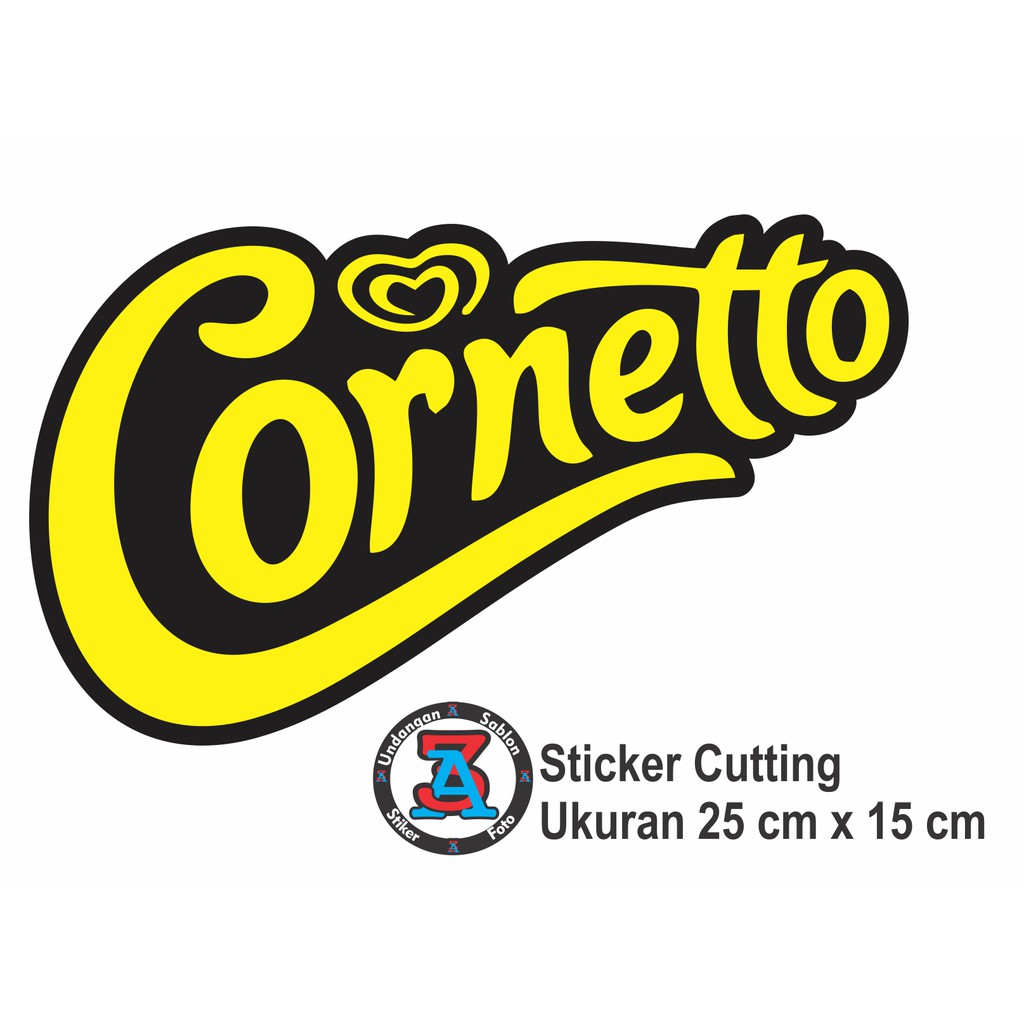 Jual Sticker motor Cutting Sticker Cornetto Holo / Reflektif 2 Sticker ...