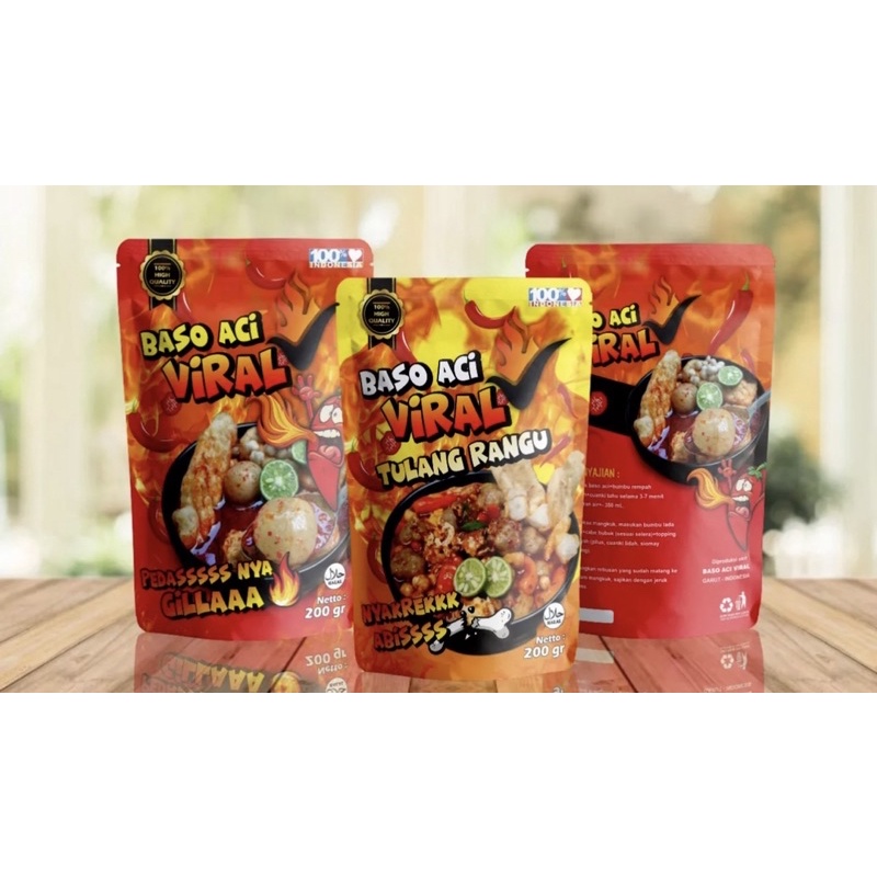 Jual Baso aci viral paket bundling 2 boci 1 tulang rangu | Shopee Indonesia