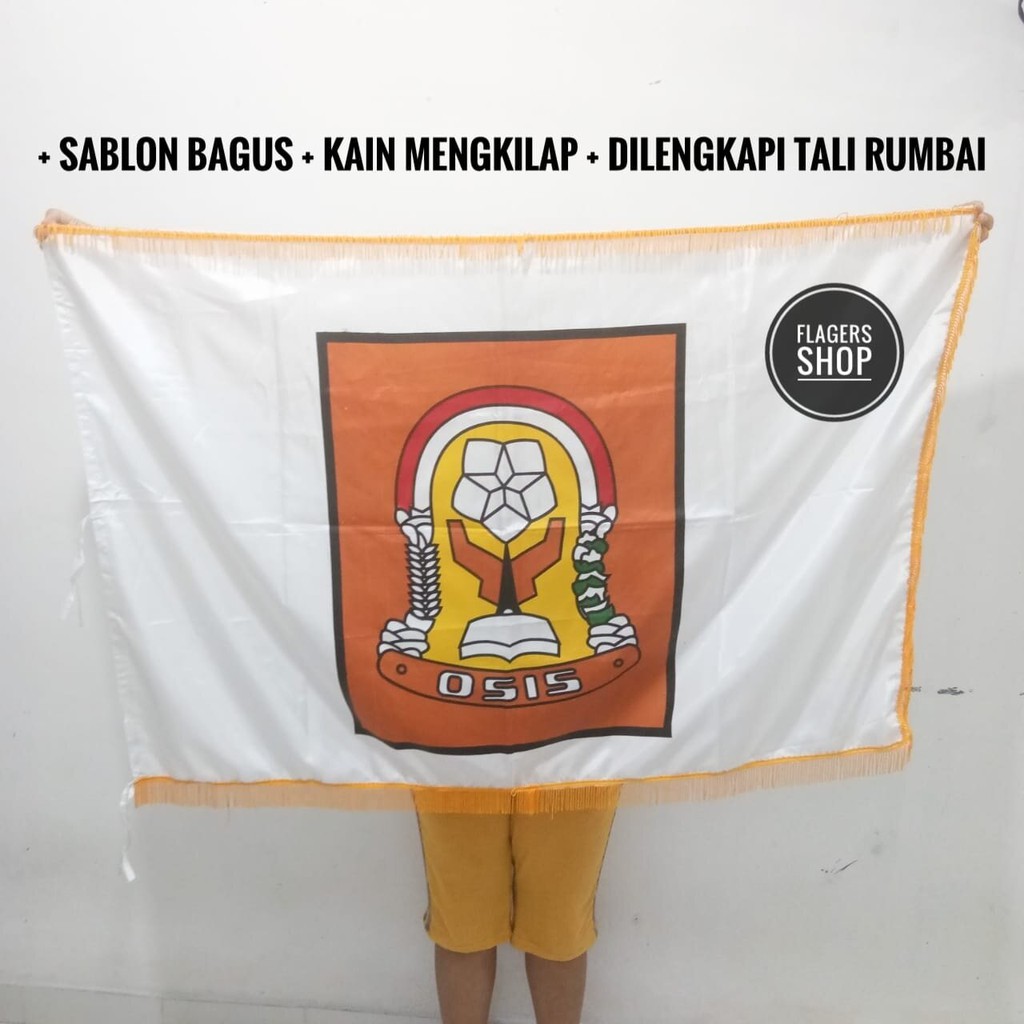 Jual Bendera Ruangan OSIS SMA 90x135 cm - Ukuran Besar | Shopee Indonesia