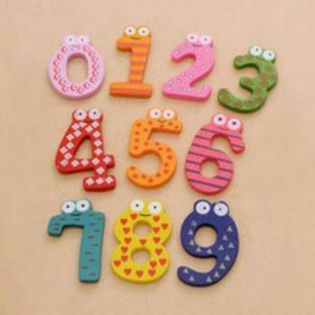 Jual Magnetic Numbers / Magnet Angka | Shopee Indonesia