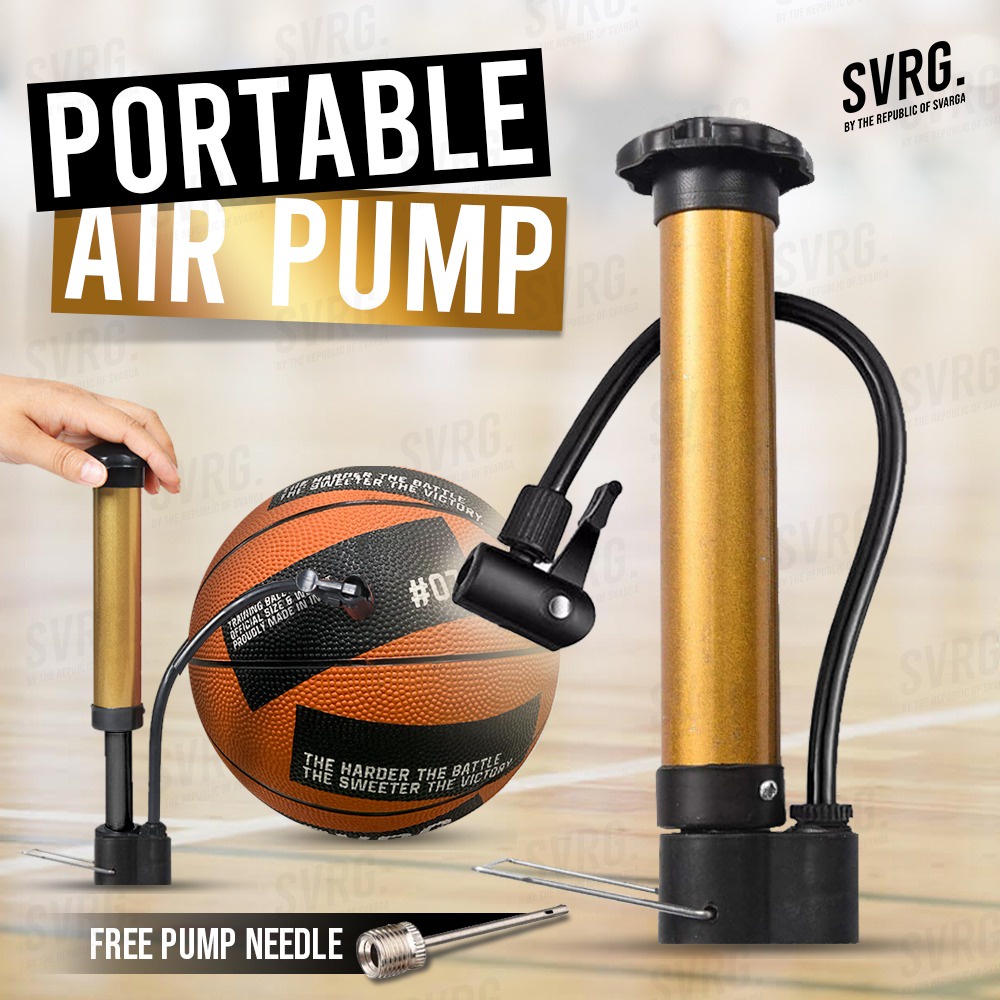 Jual Svarga Portable Air Pump - Pompa Angin Bola Multifungsi - Hand ...