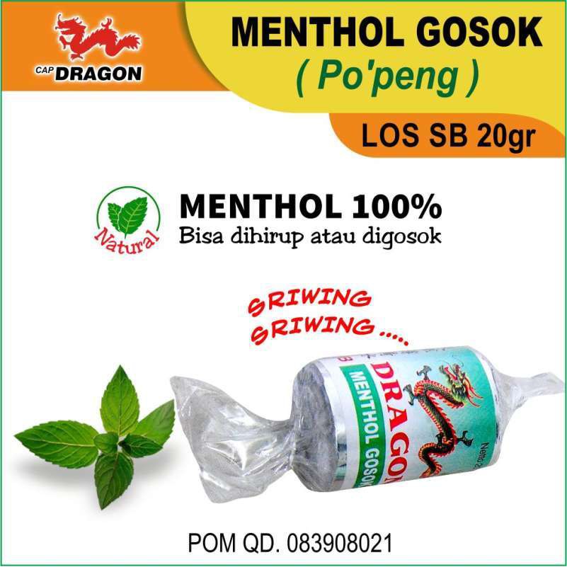 Jual Dragon Menthol Los SB 20 gr | Shopee Indonesia