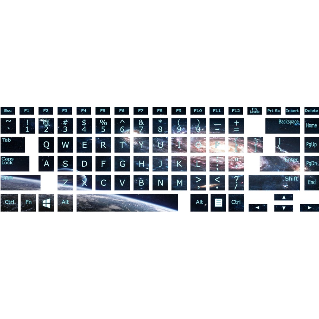Jual sticker keyboard laptop english full keyboard bermacam font huruf ...