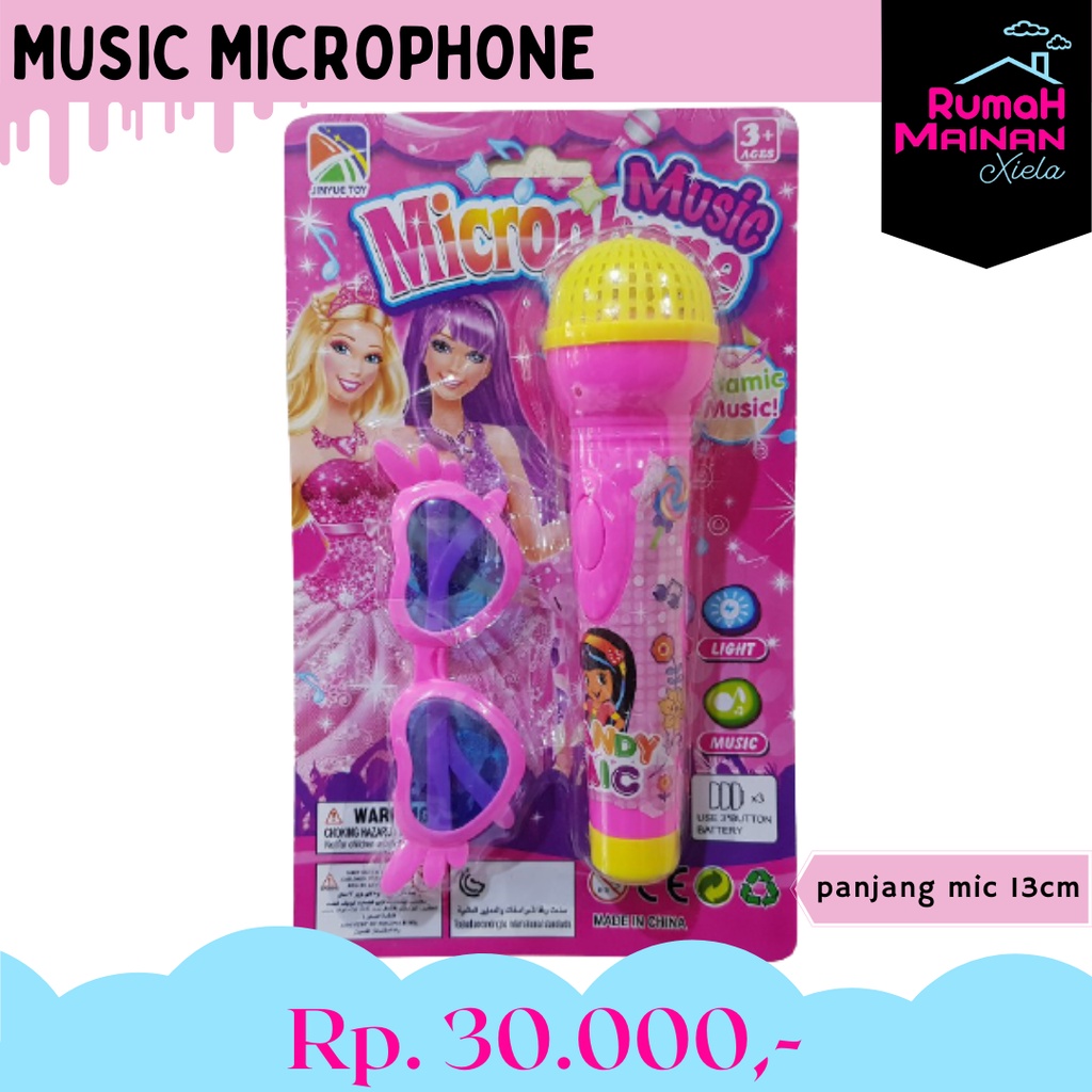 Jual MUSIC MICROPHONE - MAINAN ALAT MUSIK MIKROFON KARAOKE ANAK ...