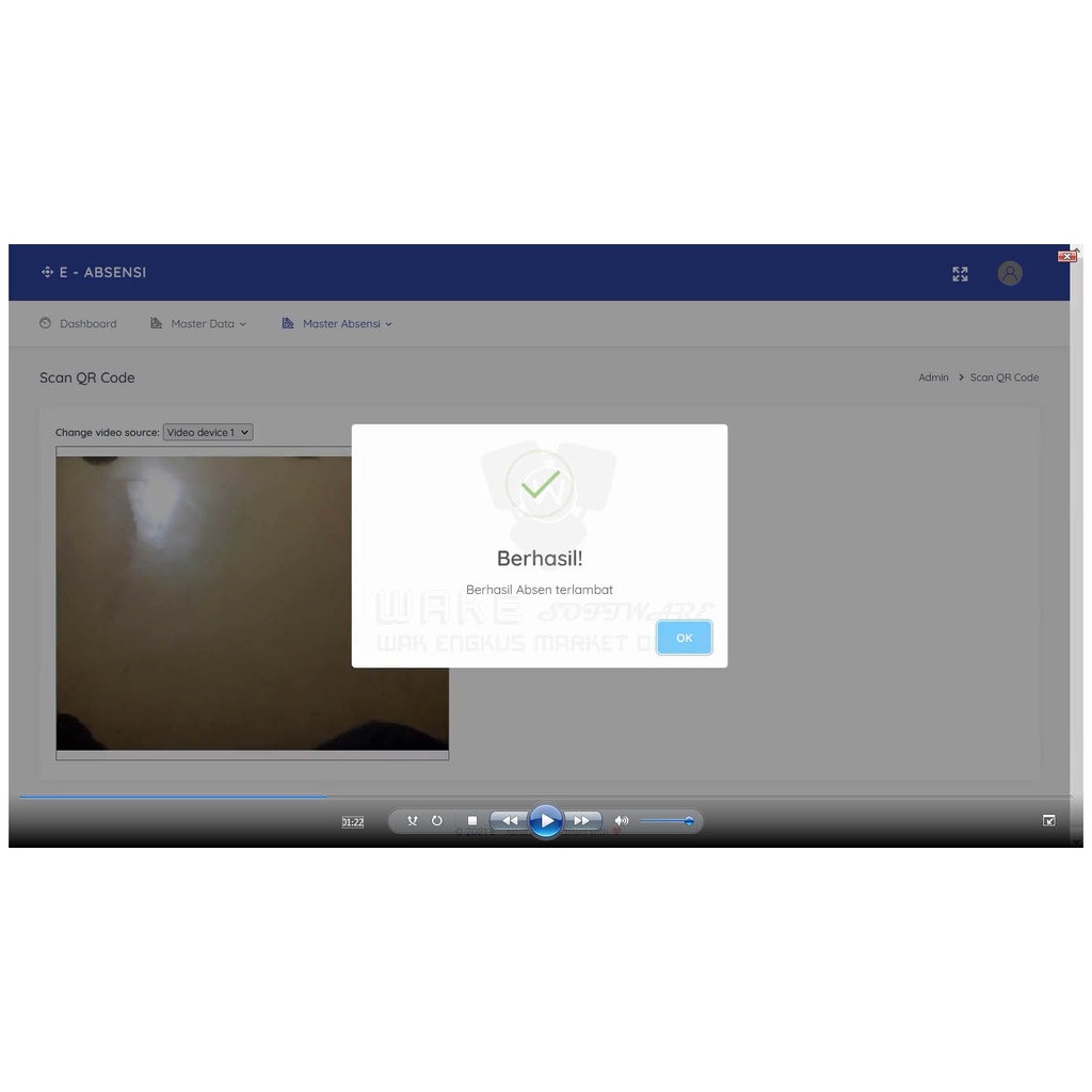 Jual APLIKASI ABSENSI PRESENSI ONLINE MEMAKAI QR CODE BERBASIS WEB | Shopee Indonesia
