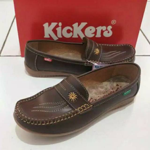 Jual Sepatu cewek kickers slip on casual formal dinas kerja kantor ...