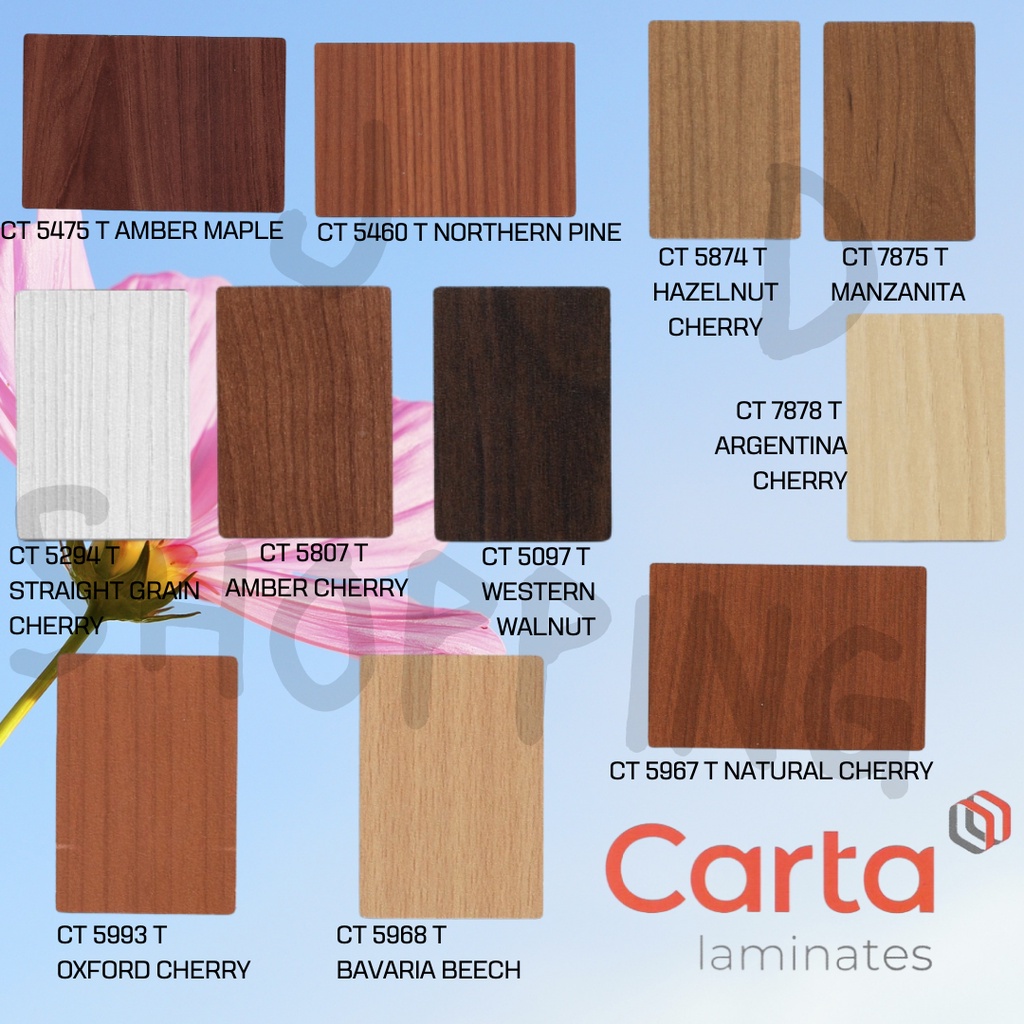 Jual (LUAR KOTA WAJIB PALLET KAYU) HPL CARTA WOODGRAIN CT 5967/68/93 ...
