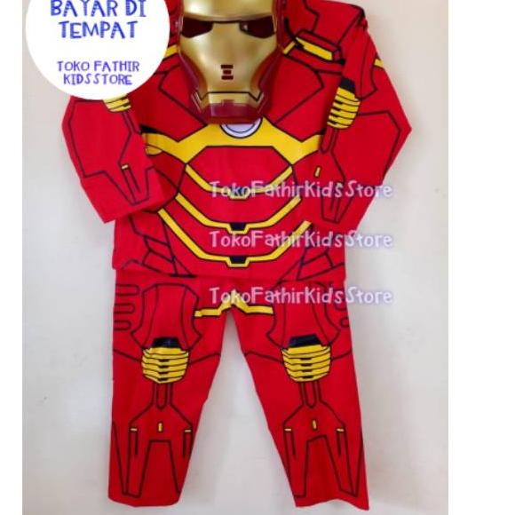 Jual Stok banyak WTZ96 BAJU KARAKTER IRON MEN ROBOT TOPENG BAJU TOPENG ...