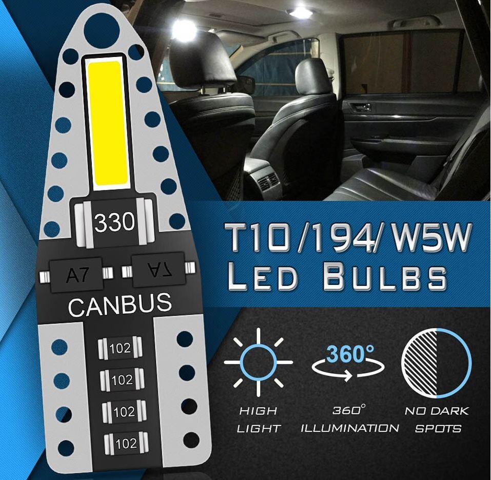 Jual LED T10 CANBUS 7020 Chip Super Terang Fiberglass No Error O599 ...