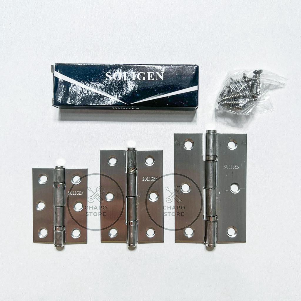 Jual Engsel stainless soligen pintu jendela lemari soligen 2 2,5 3 inch ...