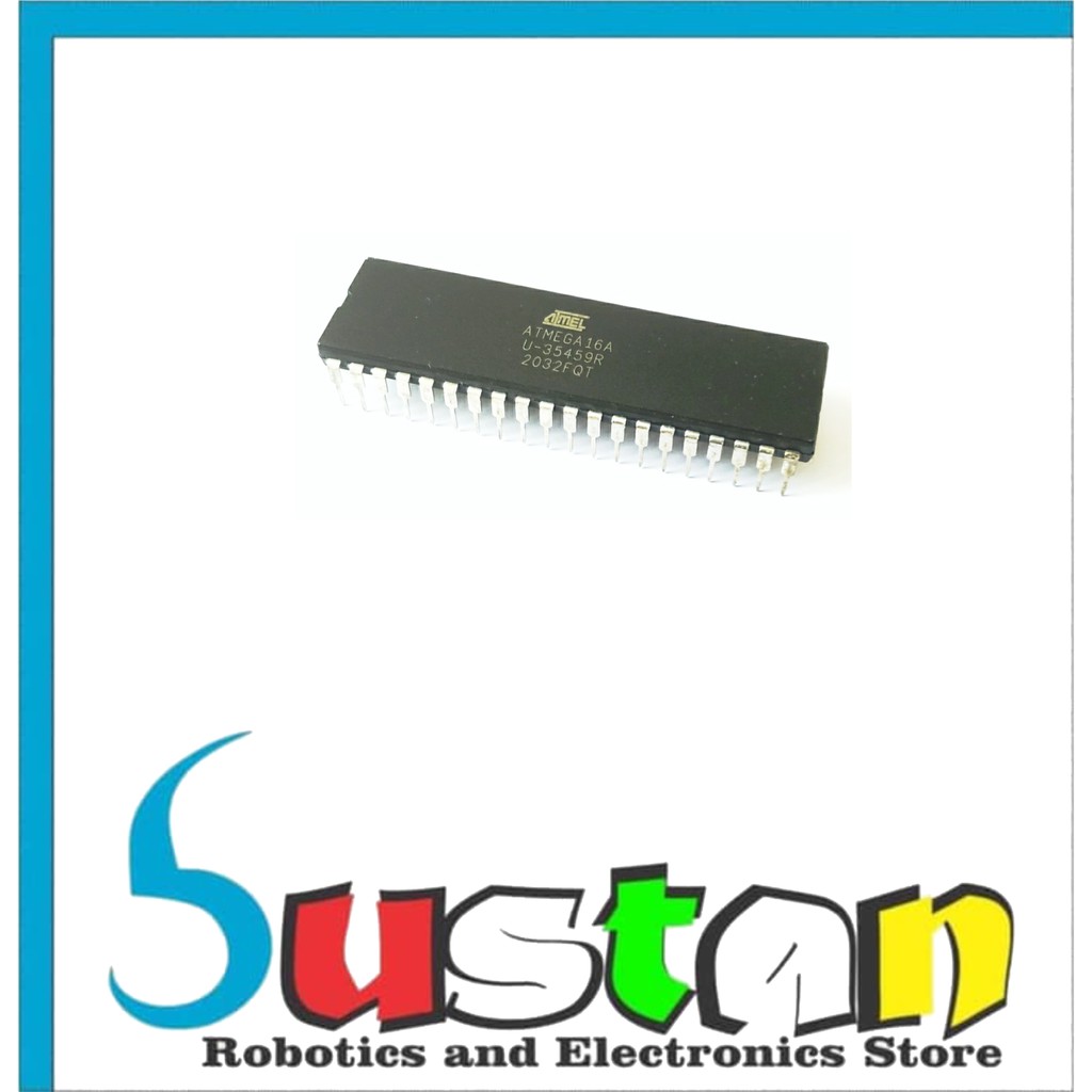 Jual ATMEGA16A-U IC ATmega 16A U ATMEL 8-Bit AVR Microcontroller DIP-40P | Shopee Indonesia