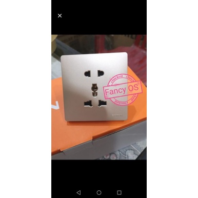 Jual Stop kontak / colokan listrik universal 5 pin Boton M5 Rosegold ...