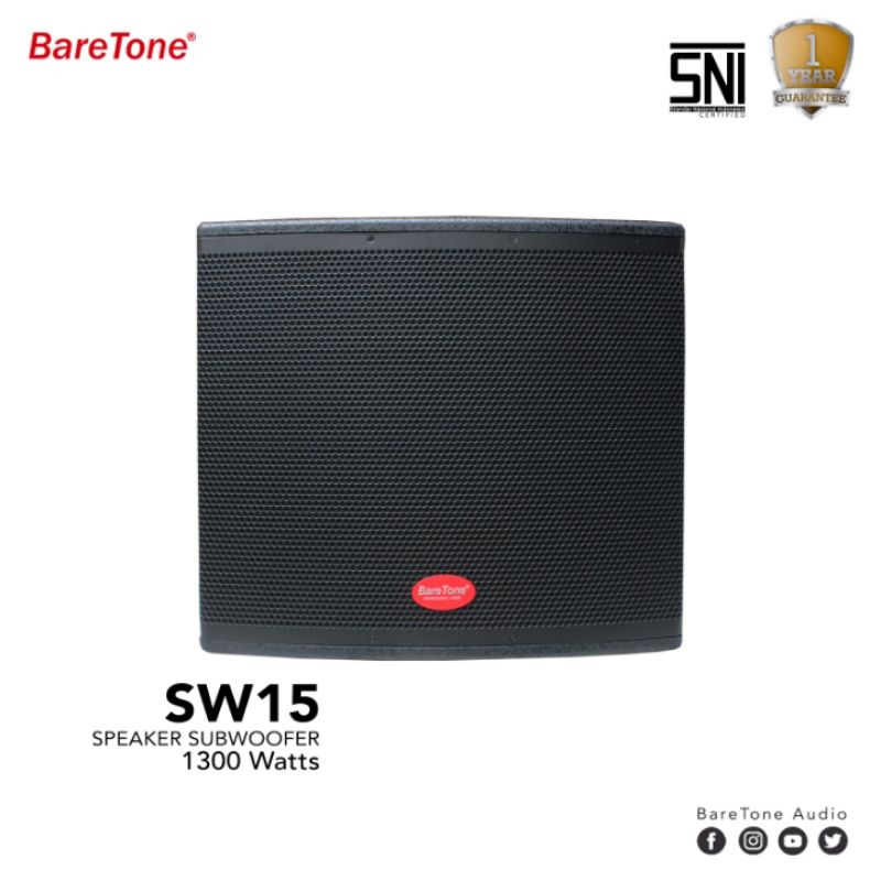 Jual subwoofer aktif 15 inch baretone sw 15 subwoofer baretone sw15 original | Shopee Indonesia