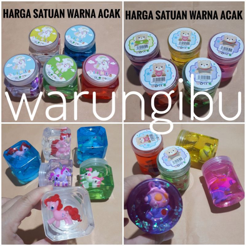 Jual Harga Satuan Warna Acak Ultraman Unicorn Slime Mainan Anak ...