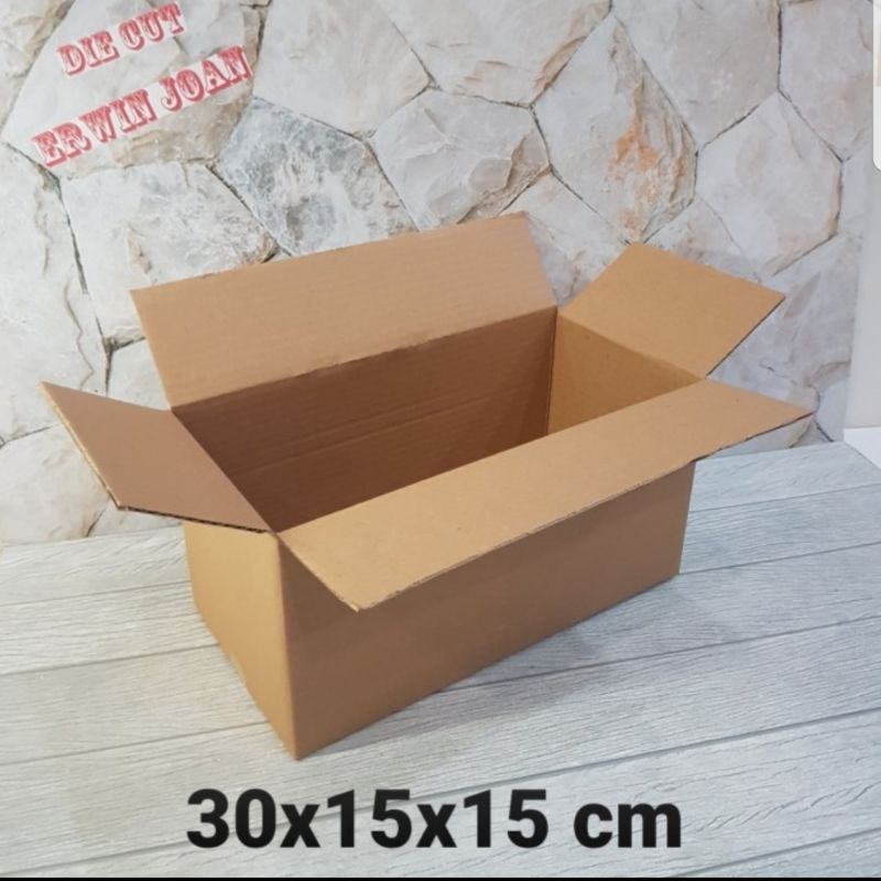 Jual Kardus / Box / uk. 30x15x15 cm / Karton Packing polos baru ST ...