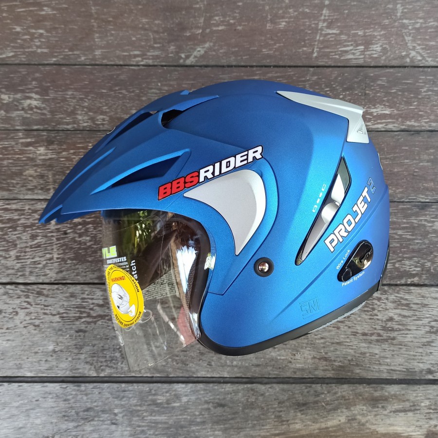 Jual Helm MDS Projet 2 Matt Blue Dual Visor | Shopee Indonesia