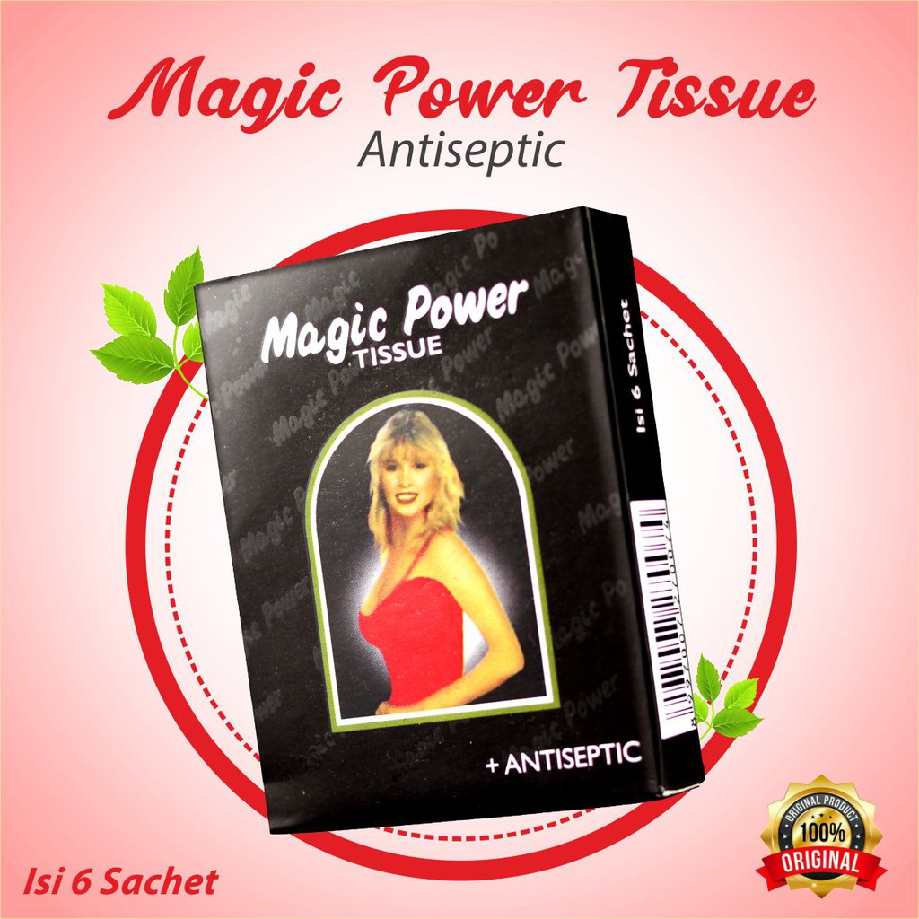 Jual Tissue Magic Man 6 SACHET / Tisu super - Super Magic / Obat tahan ...