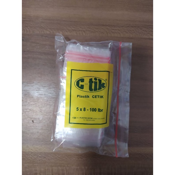 Jual (Isi 100) Plastik Klip/ plastik Cetik ukuran 5x8 cm | Shopee Indonesia