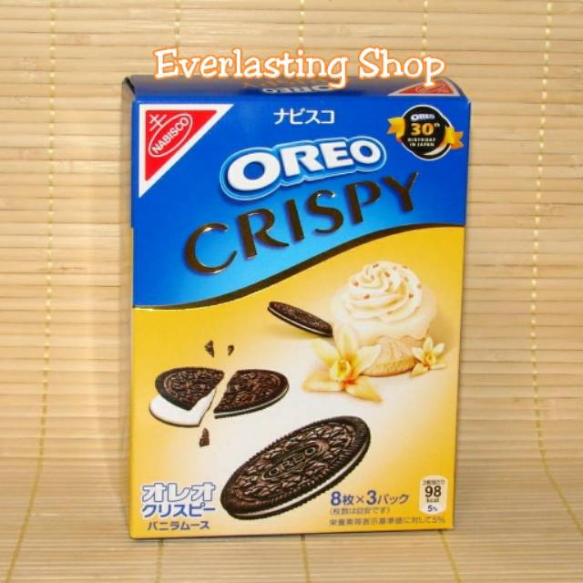 Jual Nabisco Oreo Thin Crispy Cookies - Vanilla Mousse Chocolate ...