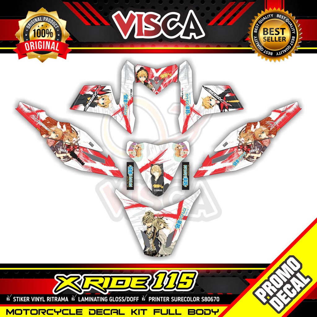 Jual Decal Xride 115 Full Body Stiker Xride 115 Dekal Xride 115 ...