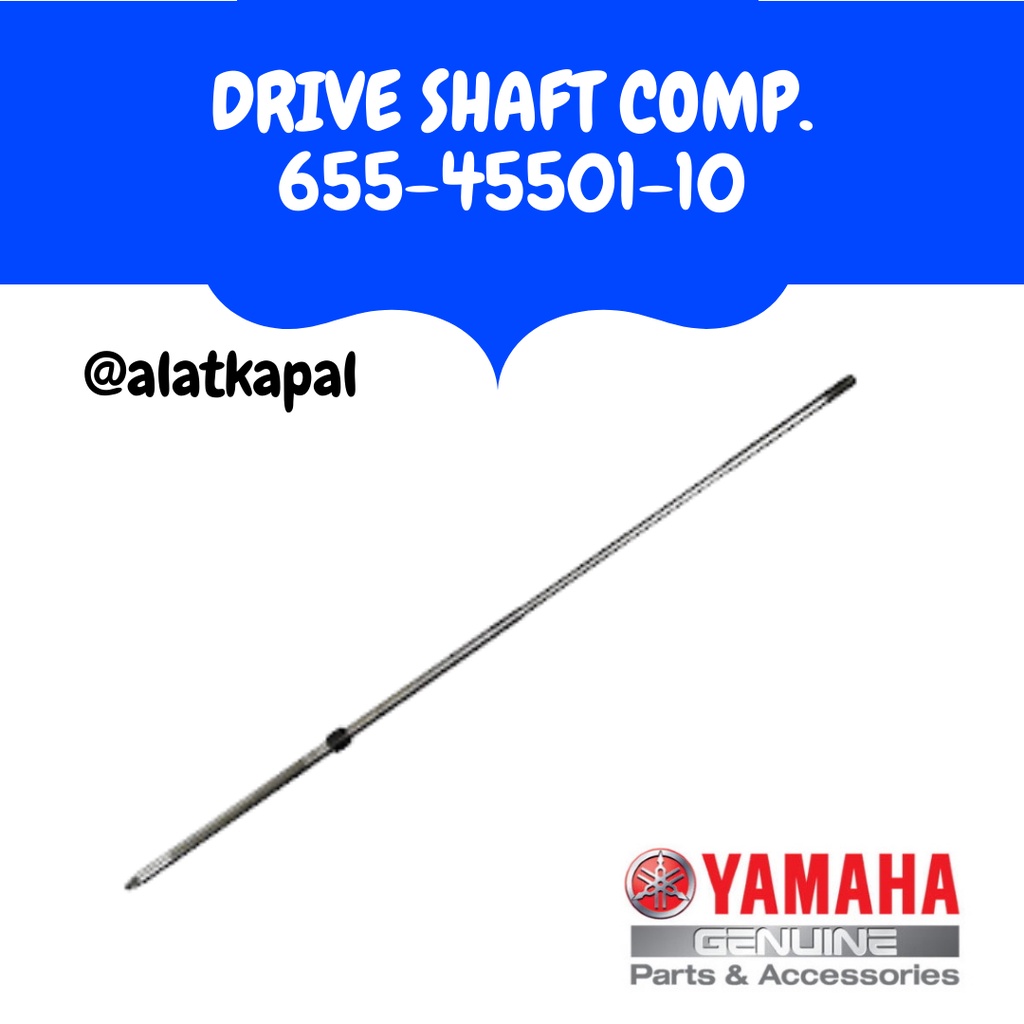 Jual DRIVE SHAFT COMP. 655-45501-10 UNTUK MESIN TEMPEL YAMAHA 8PK ...