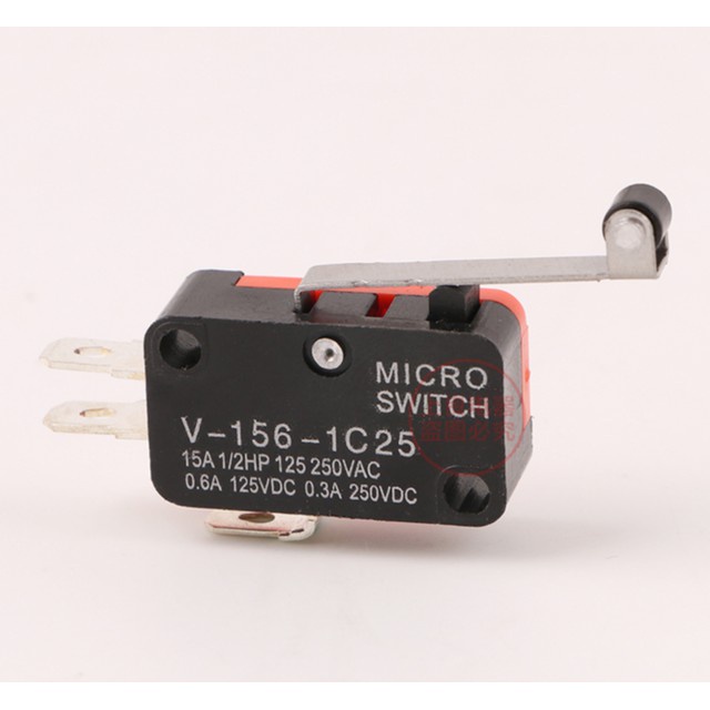 Jual MICRO LIMIT SWITCH ROLLER HINGE GAGANG V-156-1C25 250V 15A 3 PIN | Shopee Indonesia