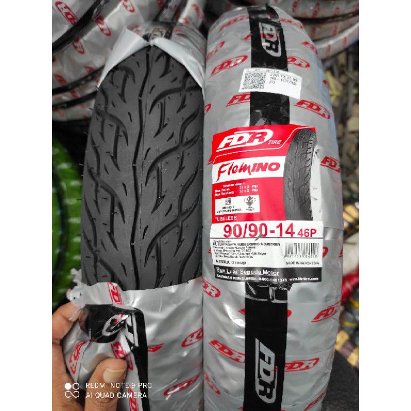 Jual ban tubles fdr 90/90 14 flemino.original. free cop pentil | Shopee ...
