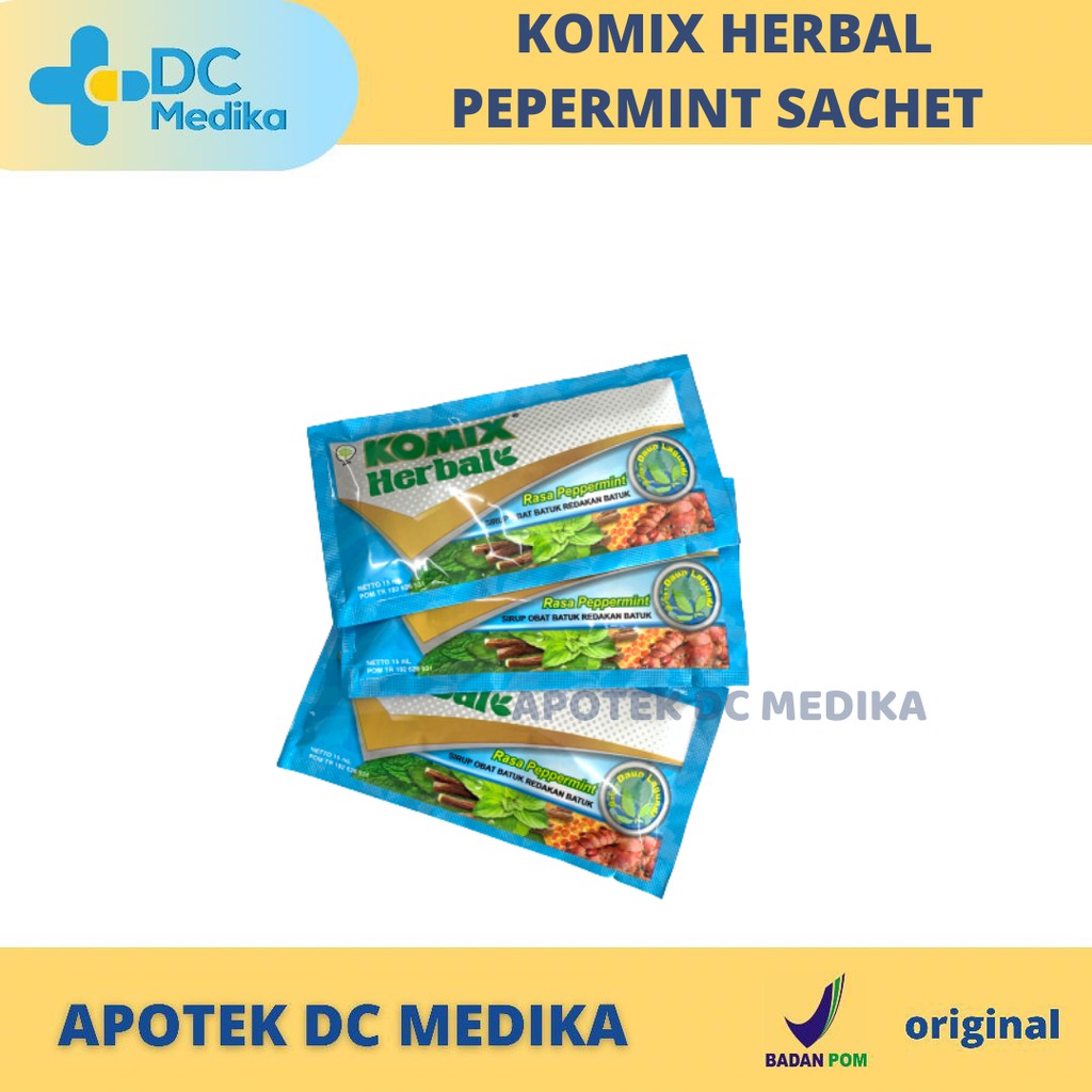Jual KOMIX HERBAL SACHET / OBAT BATUK | Shopee Indonesia