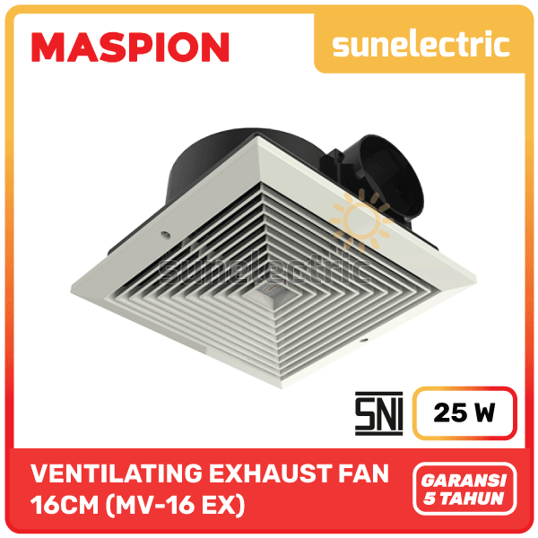 Jual Maspion MSP MV-16EX Ceiling / Plafon Exhaust Sirroco Ventilang Fan ...