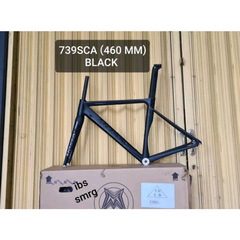 Jual Frame Roadbike Mosso 739SCA Aero Seven Size 460mm Warna Hitam Gray ...